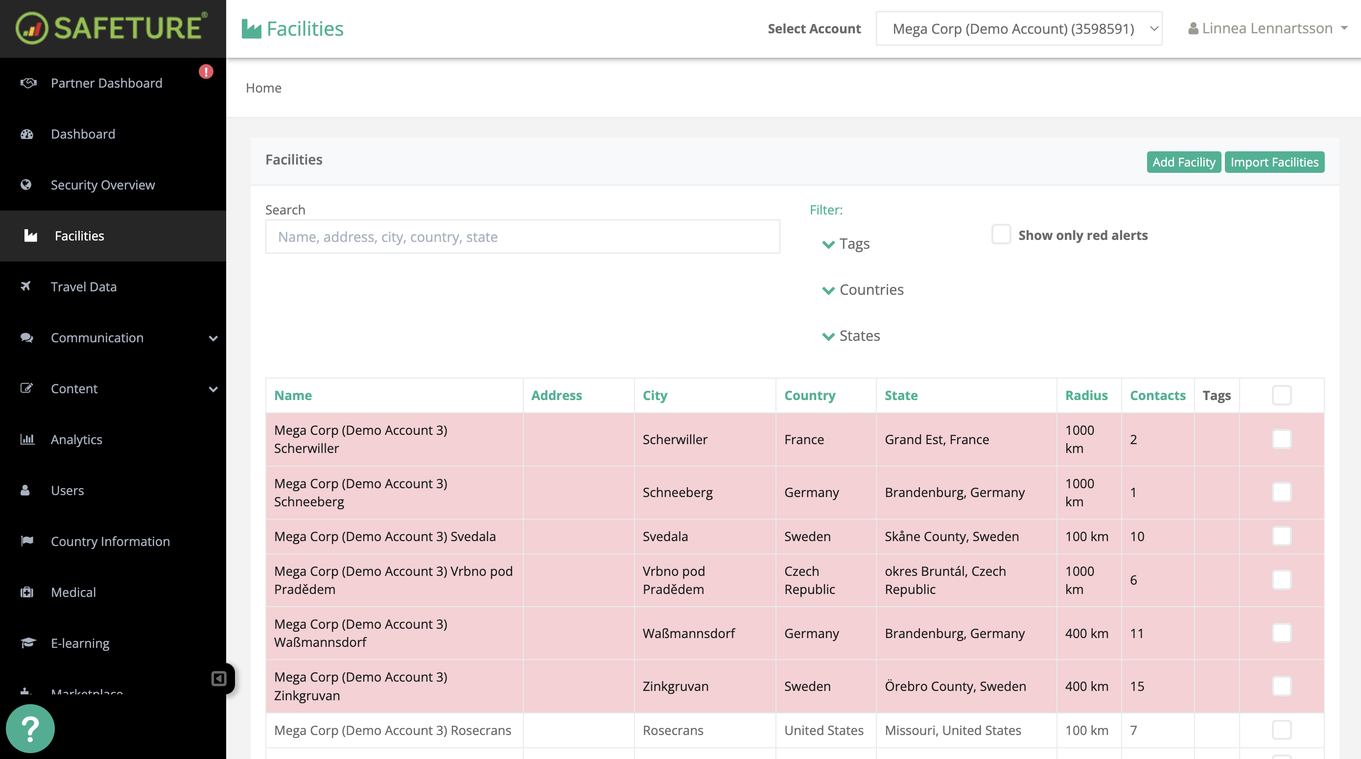 Adding Contacts to an Existing Facility